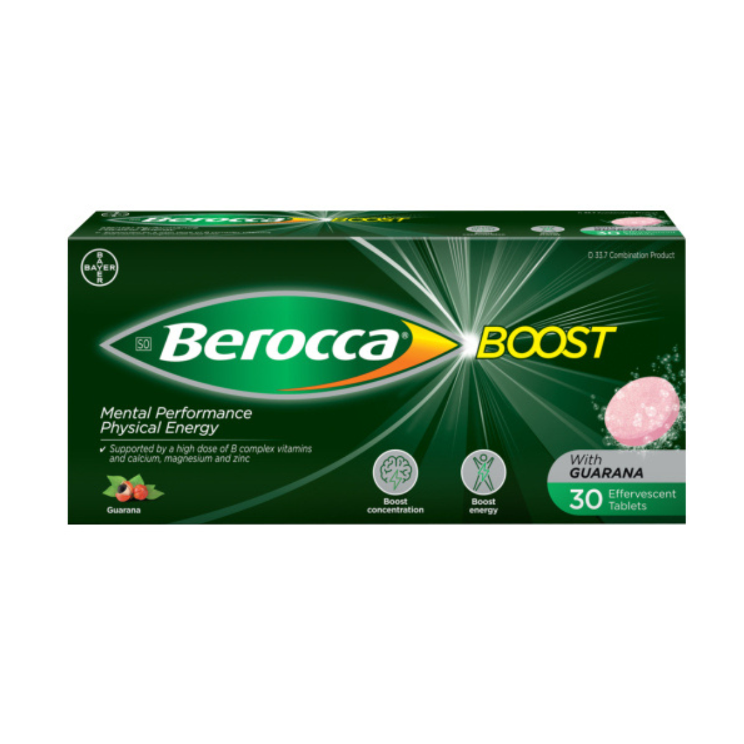 Berocca Boost Effervescent Tablets 30’s – Langerhans Pharmacy